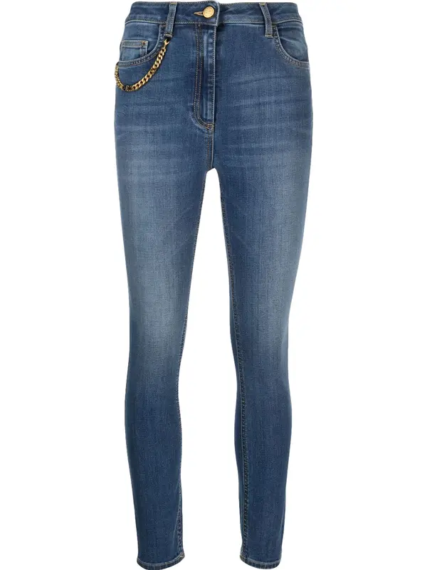 Elisabetta Franchi Mid-rise Skinny Jeans - Blue