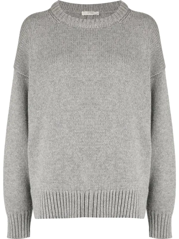 THE ROW Drop-shoulder Jumper - Grey