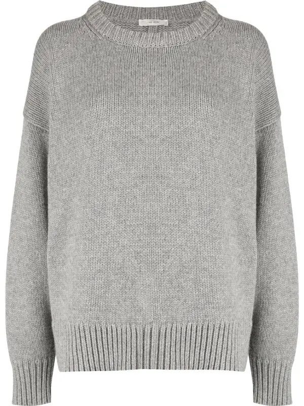 THE ROW Drop-shoulder Jumper - Grey