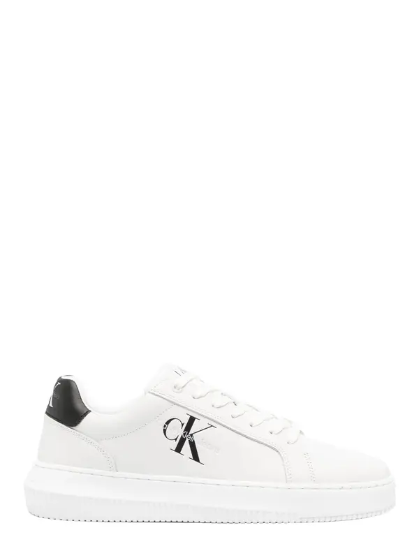 Calvin Klein Print Low-top Sneakers - White