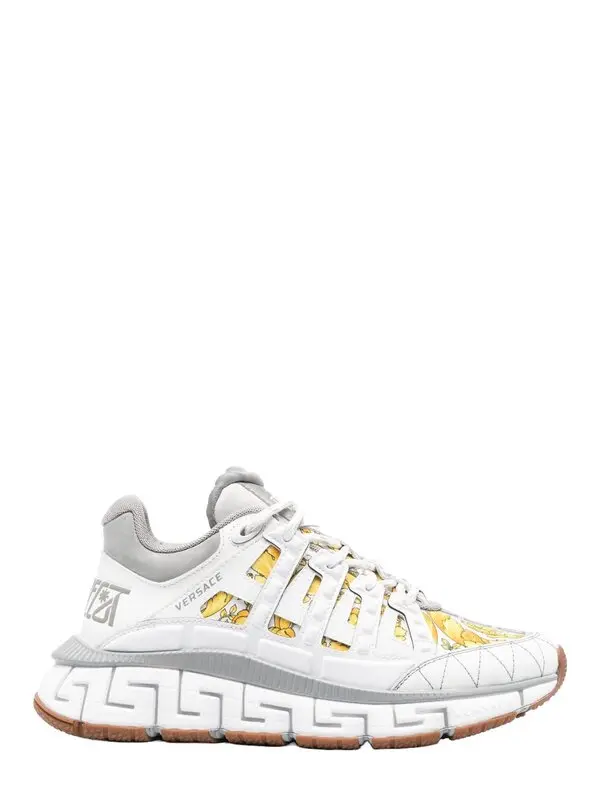 Versace Trigreca Low-top Sneakers - White