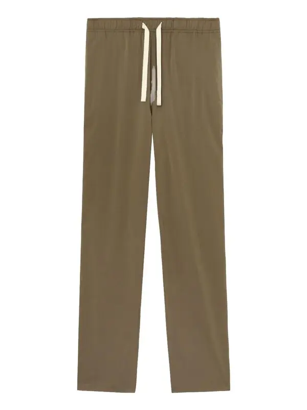 Palm Angels Straight-leg Drawstring Trousers - Green