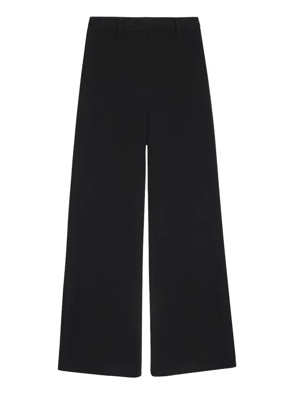 ANINE BING Lyra Wide-leg Trousers - Black