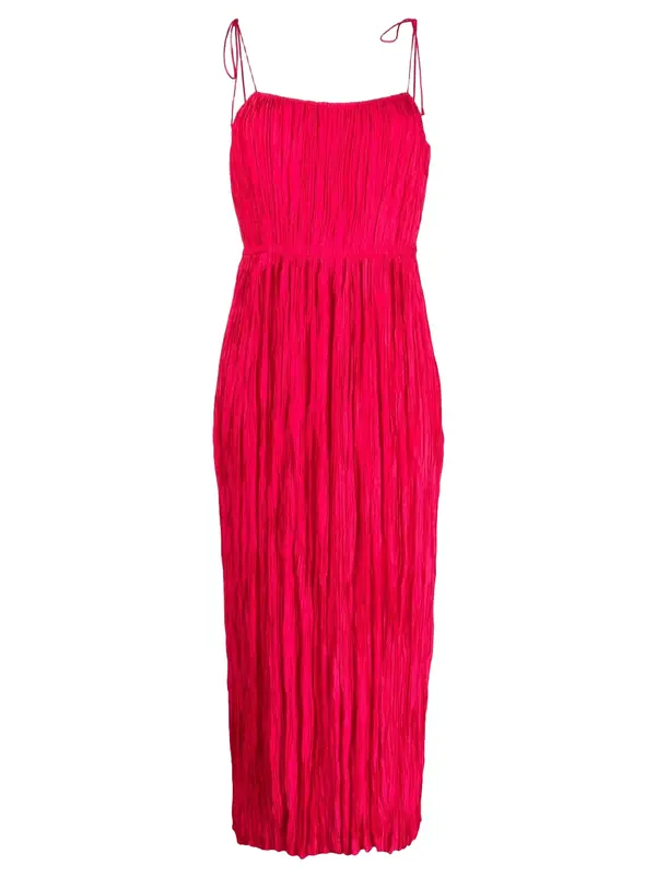 Ulla Johnson Ruched Maxi Dress - Pink