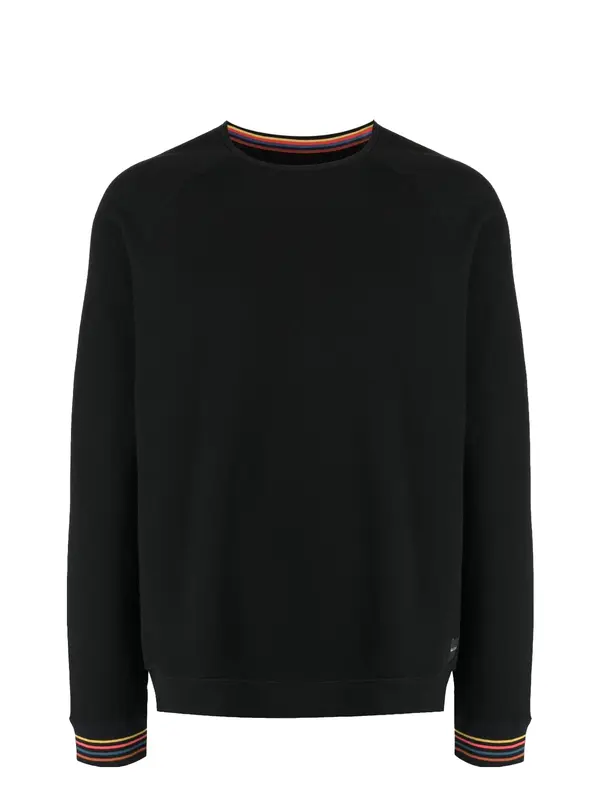 Paul Smith Contrasting-trim Sweatshirt - Black