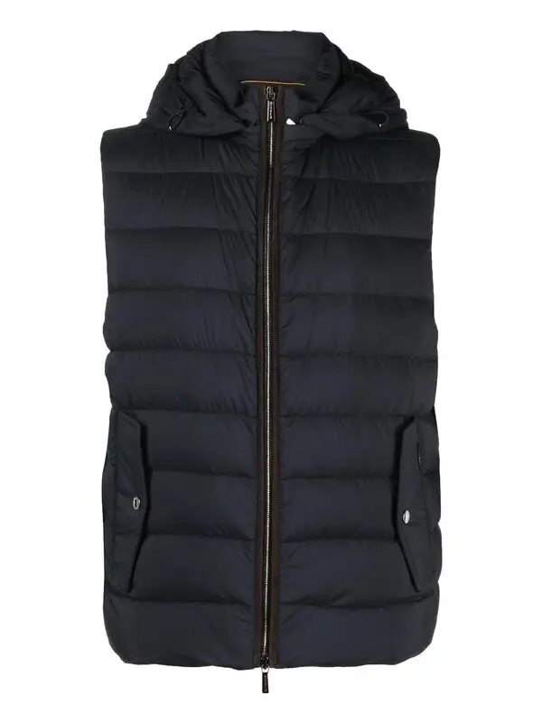 MOORER Kitami-s3 Puffer Gilet - Blue