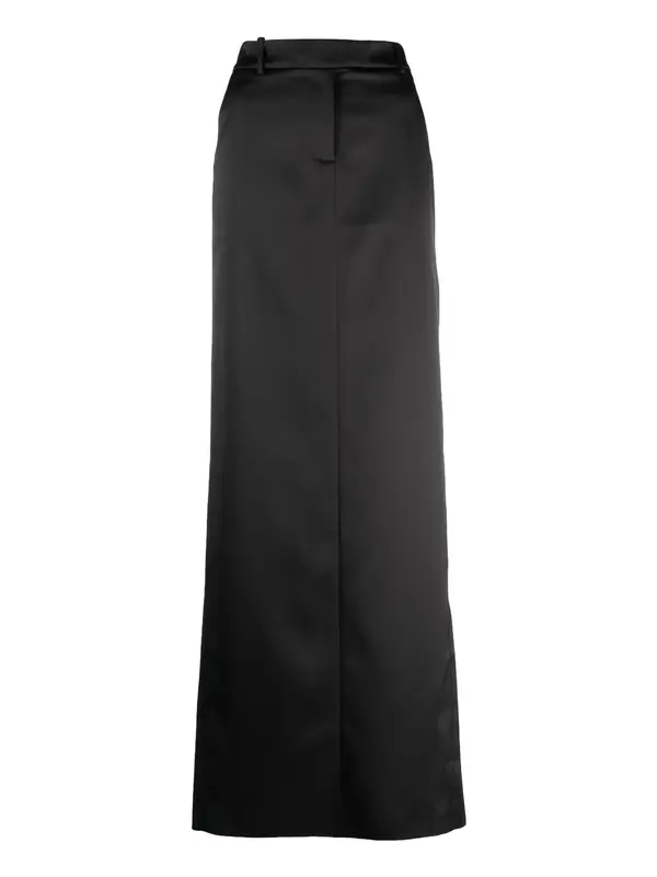Giuseppe Di Morabito Satin Maxi Skirt - Black