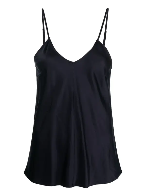 FORTE_FORTE V-neck Cami Top - Blue