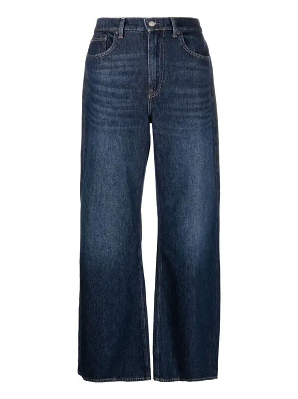Polo Ralph Lauren Mid-waist Wide-leg Jeans - Blue