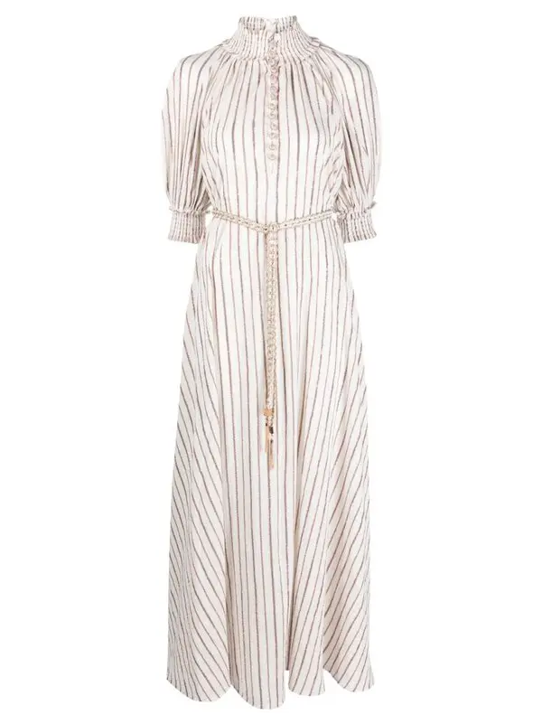 Zimmermann Devi Swing Long Dress - White