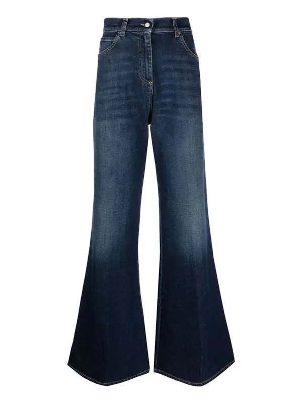 Fabiana Filippi High-rise Flared Jeans - Blue