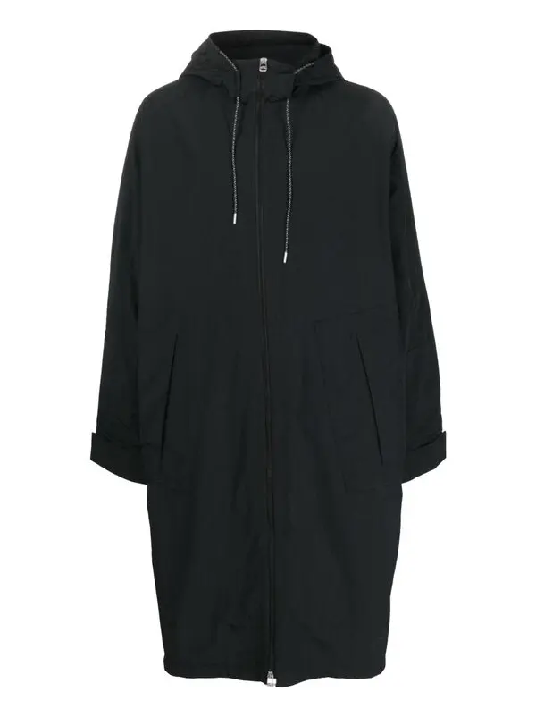 OAMC Zip-up Hooded Parka - Black