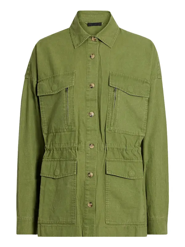 ATM Anthony Thomas Melillo Cotton Ripstop Jacket - Leaf Green