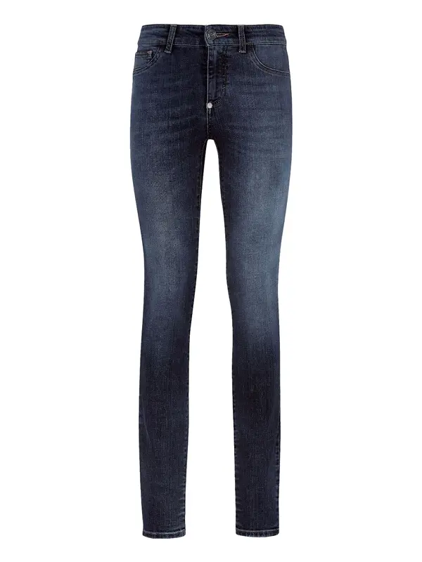 Philipp Plein Stone-washed Jeggings - Blue