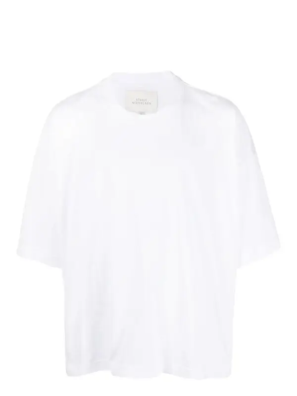 Studio Nicholson Short-sleeve Cotton T-shirt - White