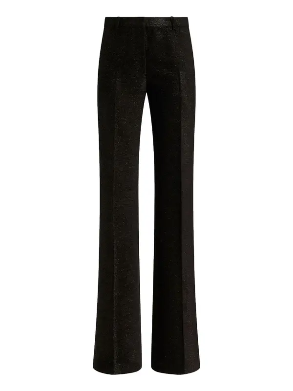 Etro Glittered Tailored Trousers - Black