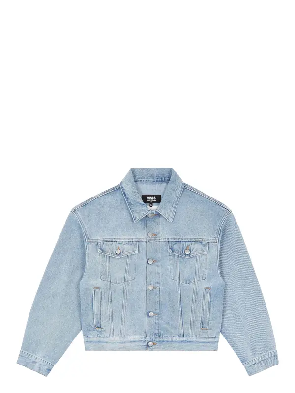MAISON MARGIELA Button-up Denim Jacket - Blue