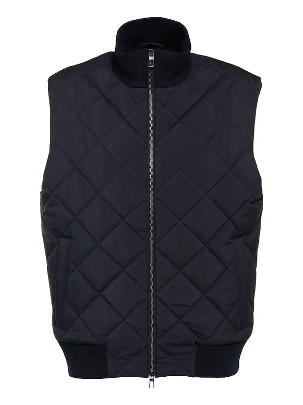Loro Piana Ampay Quilted Vest - Blue