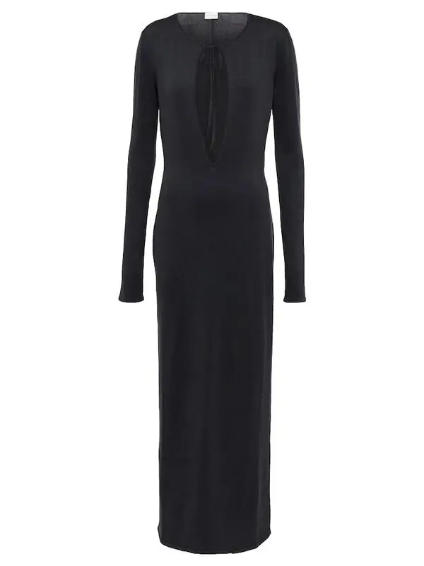 Magda Butrym Cutout Maxi Dress - Grey