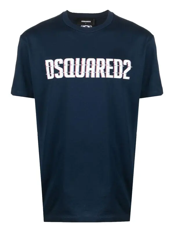 Dsquared2 Logo-print Short-sleeve T-shirt - Blue