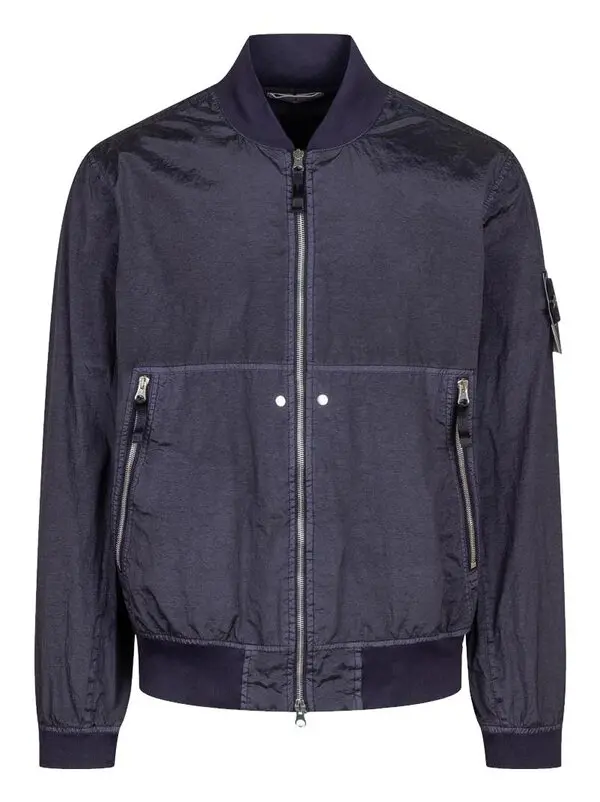 Stone Island Bomber Jacket - Blue
