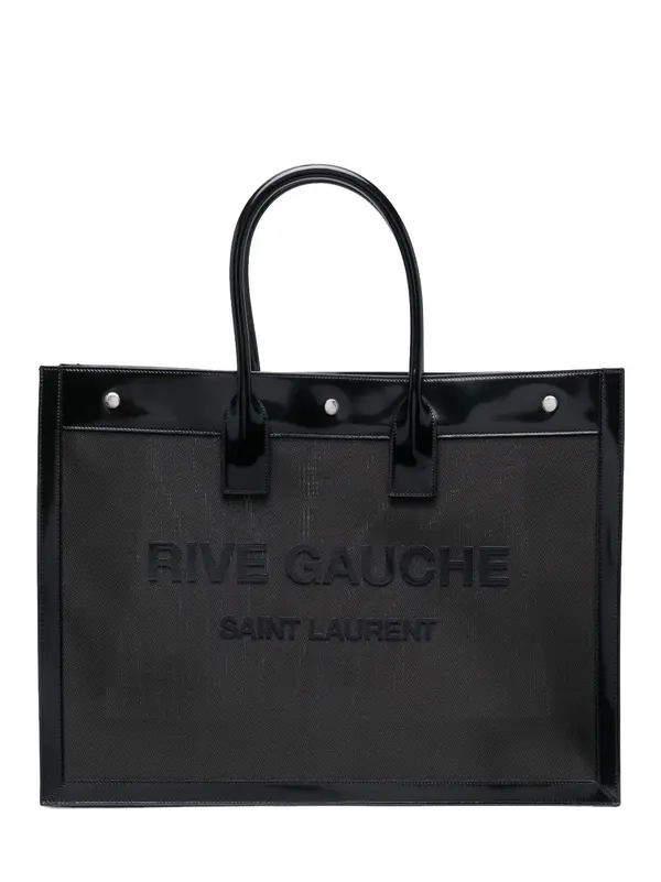 Saint Laurent Rive Gauche Tote Bag - Black