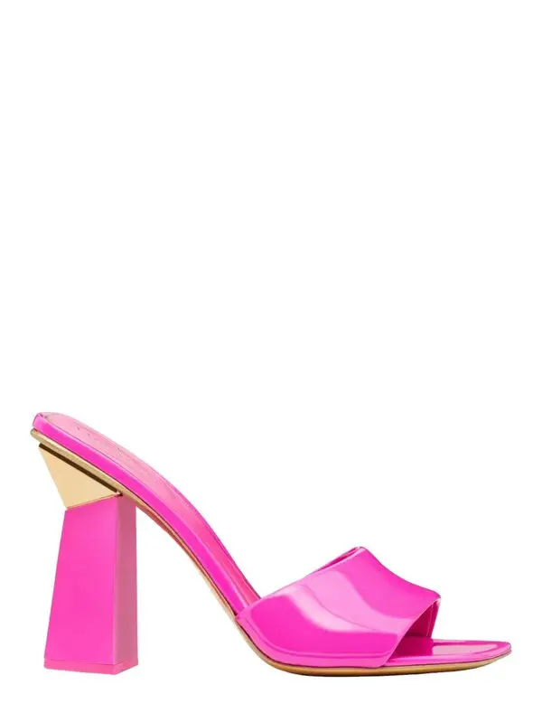 Valentino Garavani 105mm One Stud Hyper Sandals - Pink