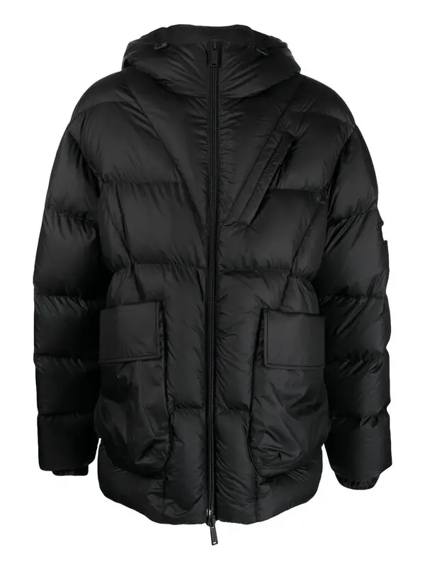 Dsquared2 Hooded Down Padded Coat - Black