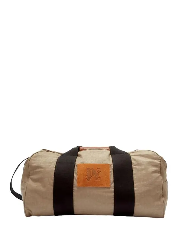 Palm Angels Logo Patch Holdall Bag - Neutrals