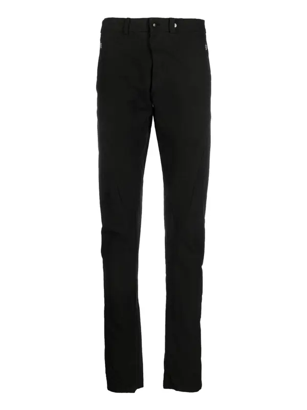 ISAAC SELLAM EXPERIENCE Logo Tapered Trousers - Black