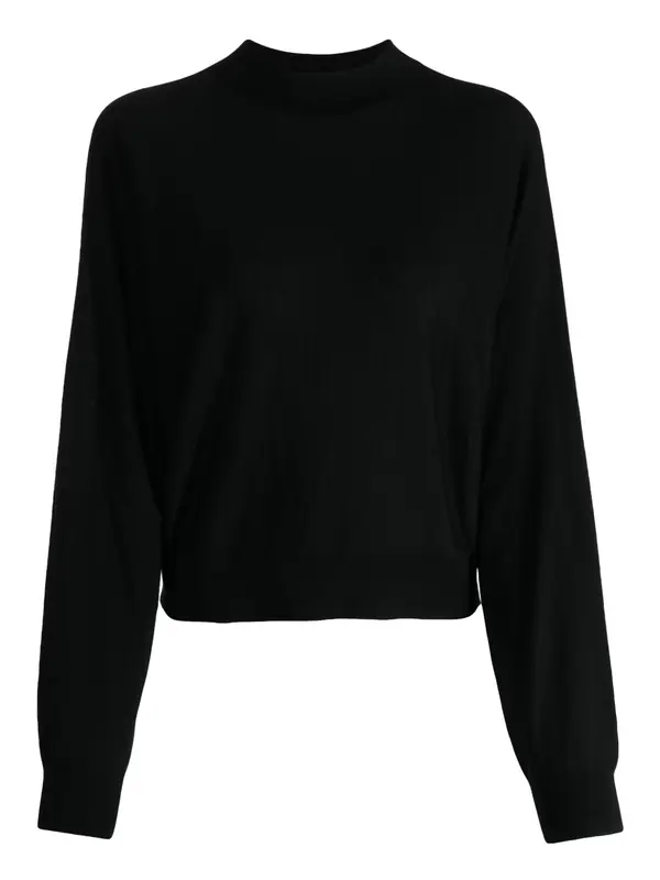 Theory Mock-neck Jumper - Black