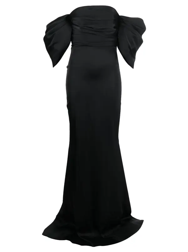 ANA RADU Off-shoulder Maxi Dress - Black