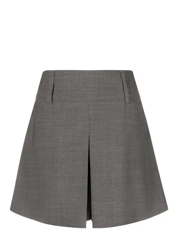Brunello Cucinelli Tailored Wide-leg Shorts - Grey