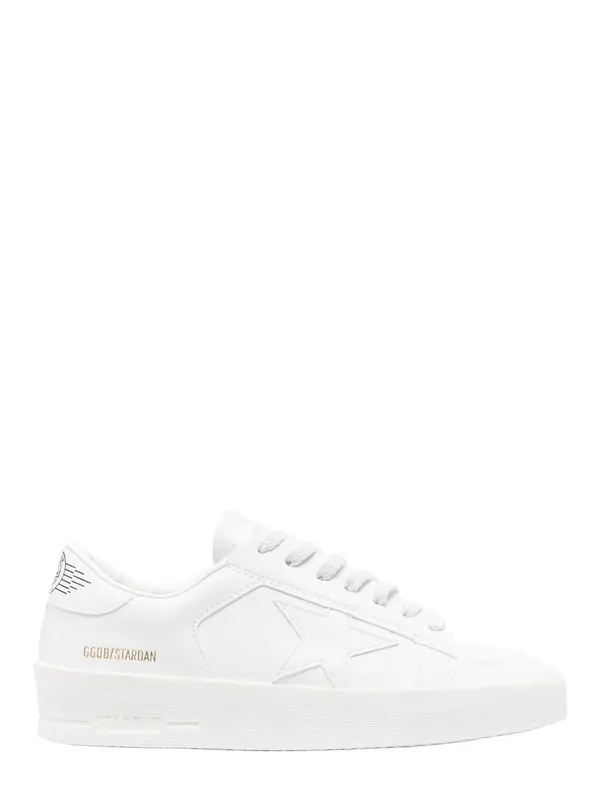 GOLDEN GOOSE Stardan Leather Low-top Sneakers - White