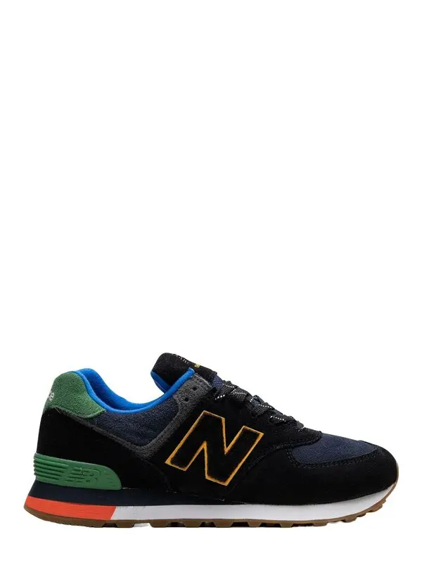 NEW BALANCE 574 Multicolor Sneakers - Black
