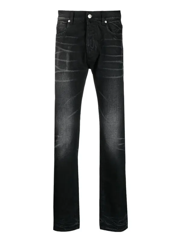 THE BIG WHITE BLUE Slim-cut Jeans - Black