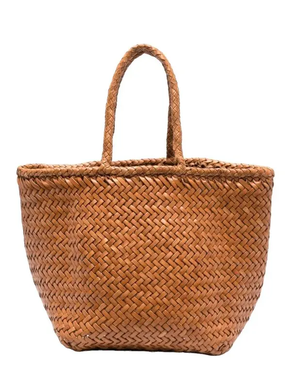 Dragon Diffusion Grace Woven Basket Bag - Brown