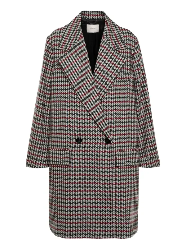 Dorothee Schumacher Vichy Wool-blend Coat - Multicoloured