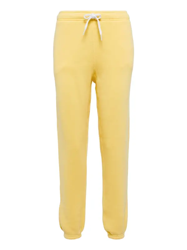 Ralph Lauren Cotton-blend Fleece Sweatpants - Yellow