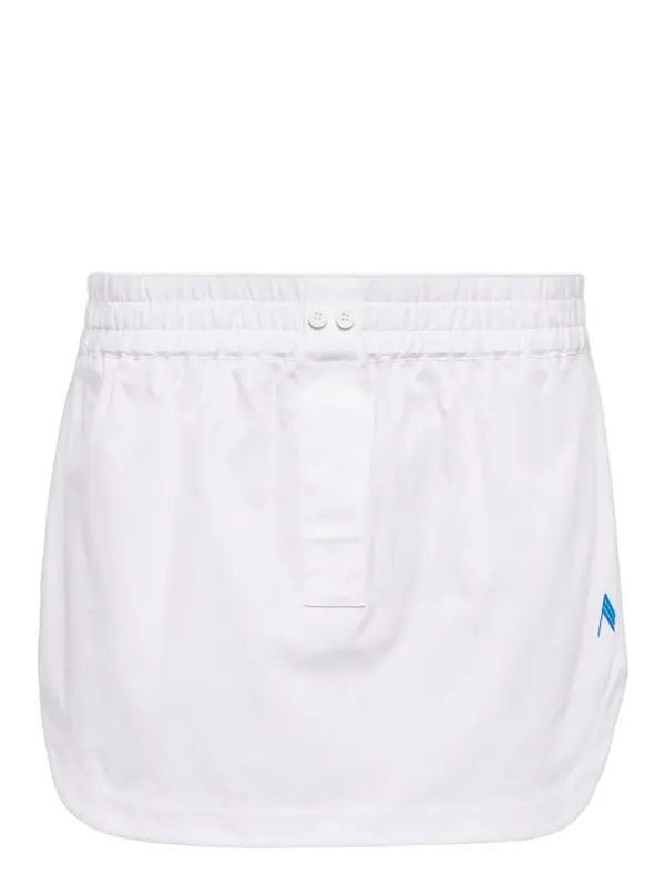 Attico Mid-rise Miniskirt - White