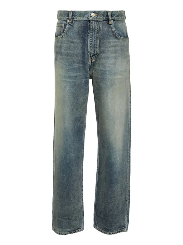 Balenciaga Mid-rise Tapered Jeans - Blue
