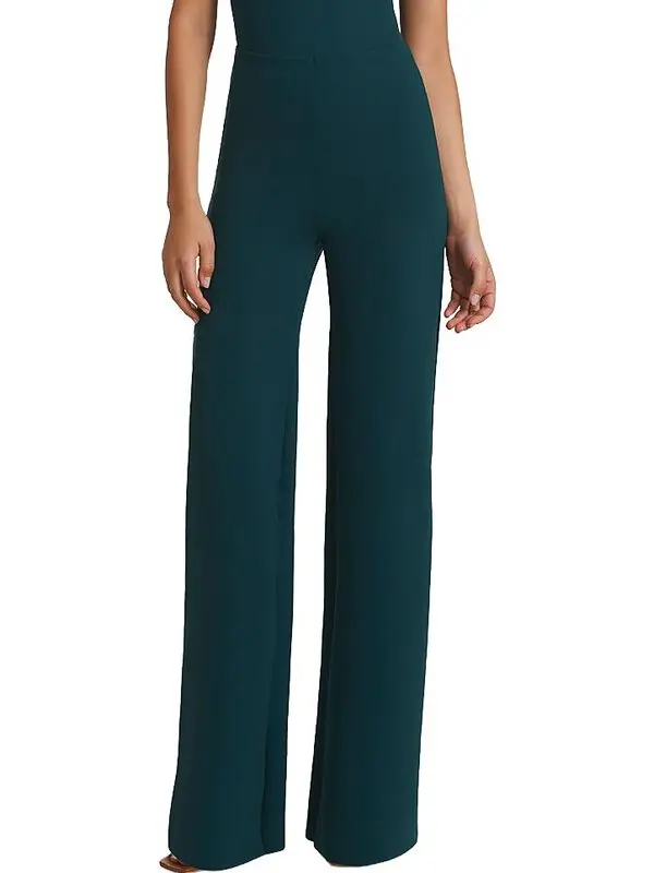 Commando Neoprene Wide Leg Trousers - Juniper