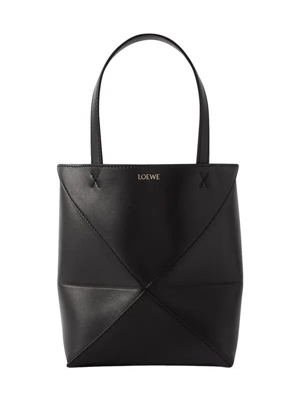 Loewe Puzzle Foldable Tote - Black