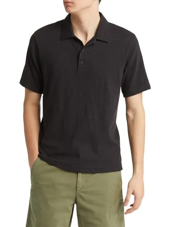 Rag & Bone Classic Flame Polo - Black