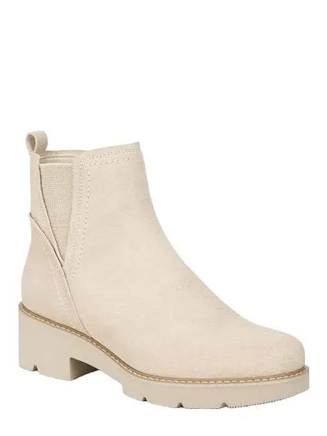 Naturalizer Darry Water Repellent Bootie - Porcelain Beige Suede