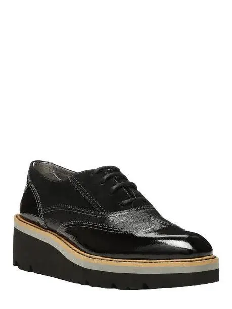 DONALD PLINER Platform Oxford - Black