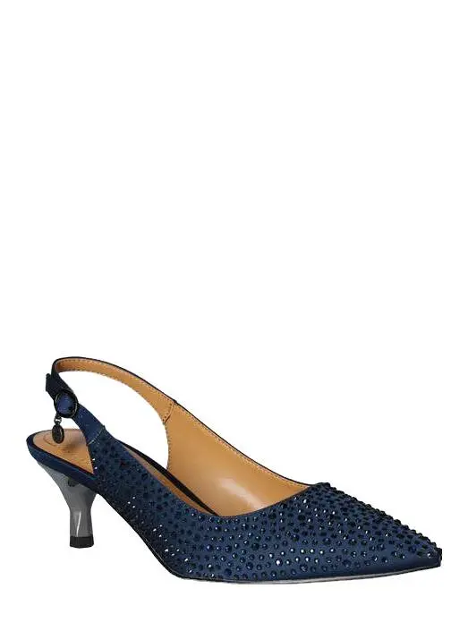 J. Reneé Ferryanne Slingback Pumps - Navy