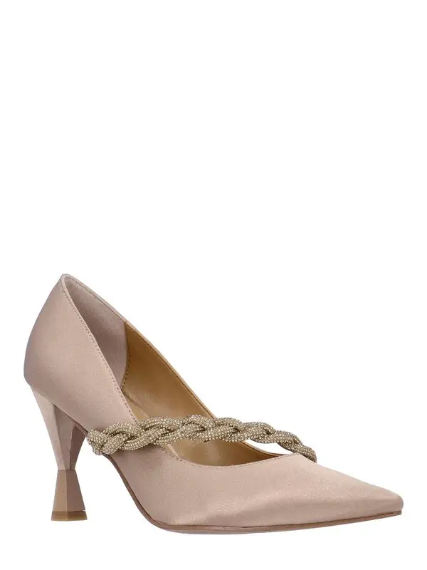 J. Reneé Nyomee Pointed Toe Pump - Beige