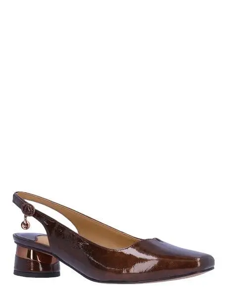 J. Reneé Taveta Slingback Pumps - Bronze