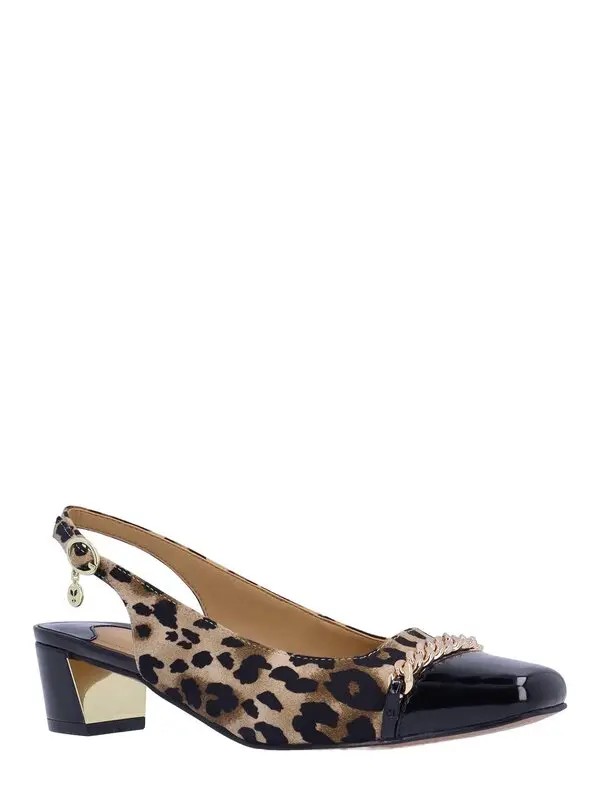 J. Reneé Bagley Slingback Pump - Brown/black